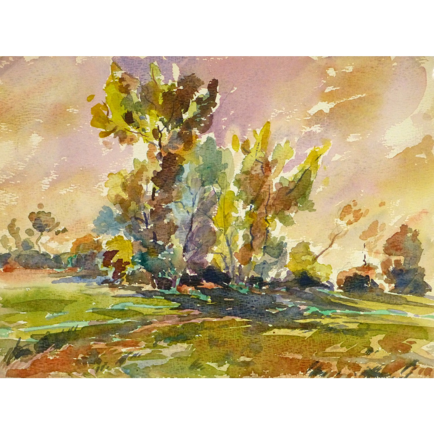 Fall Foliage Watercolor