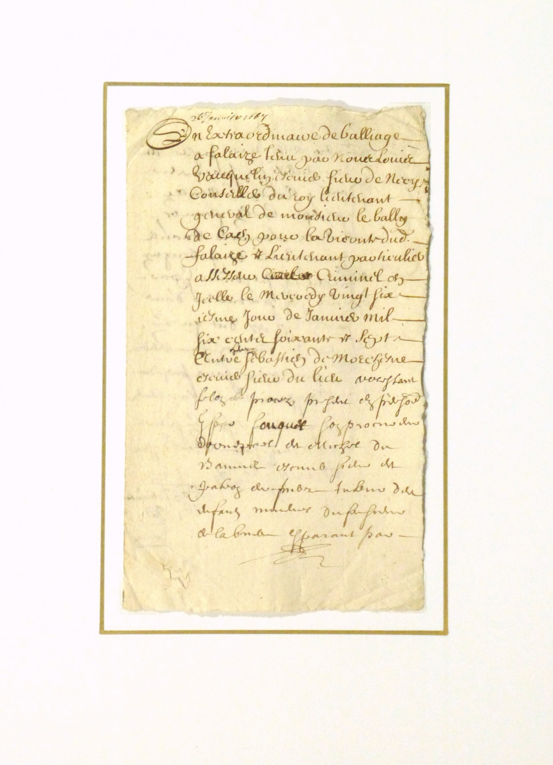 French Knight Manuscript, 1667
