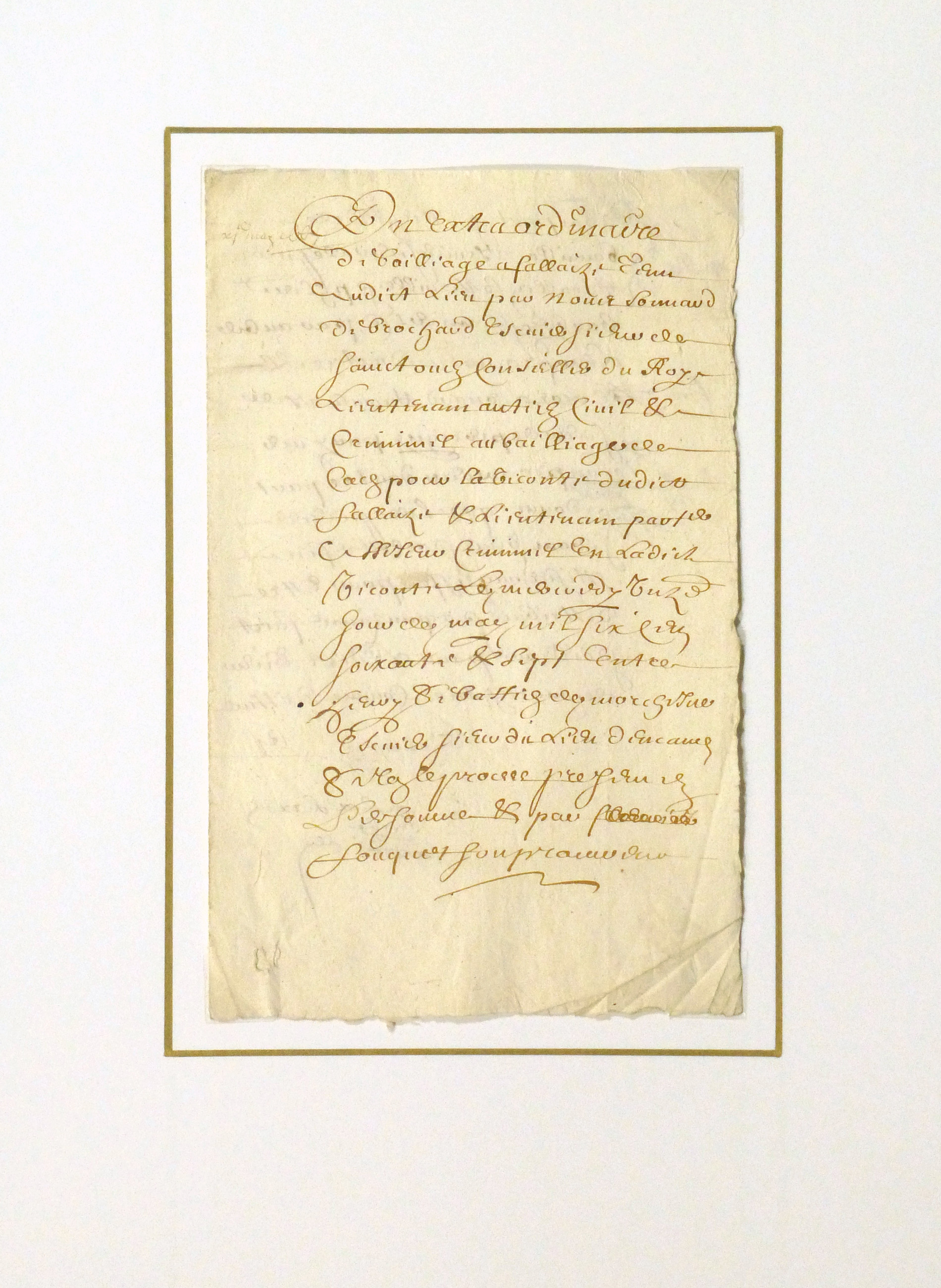 French Knight Manuscript, 1667