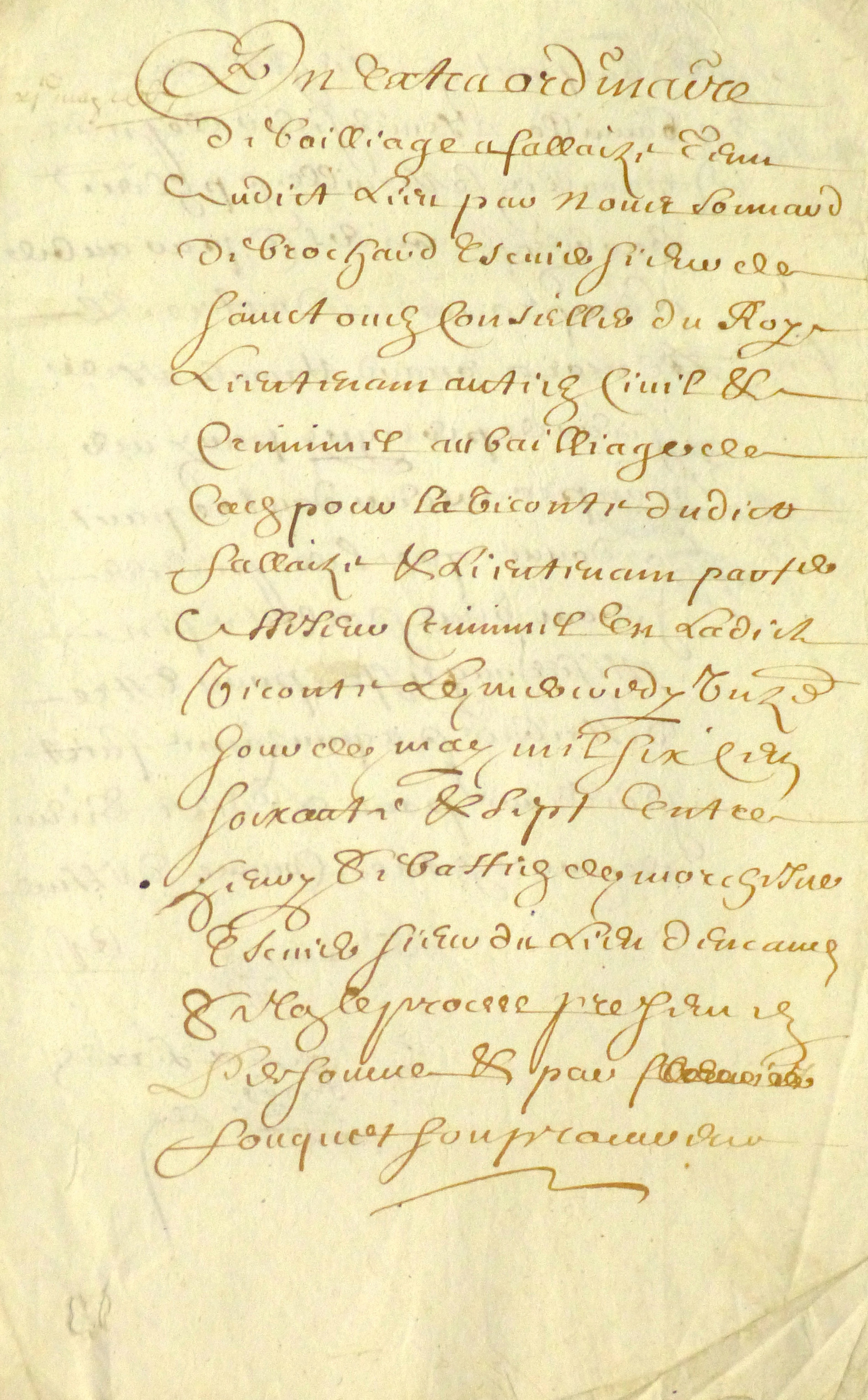 French Knight Manuscript, 1667