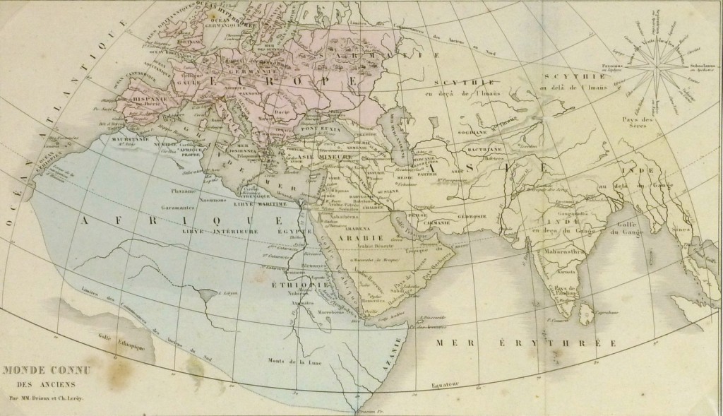 World Map of the Ancients, 1860