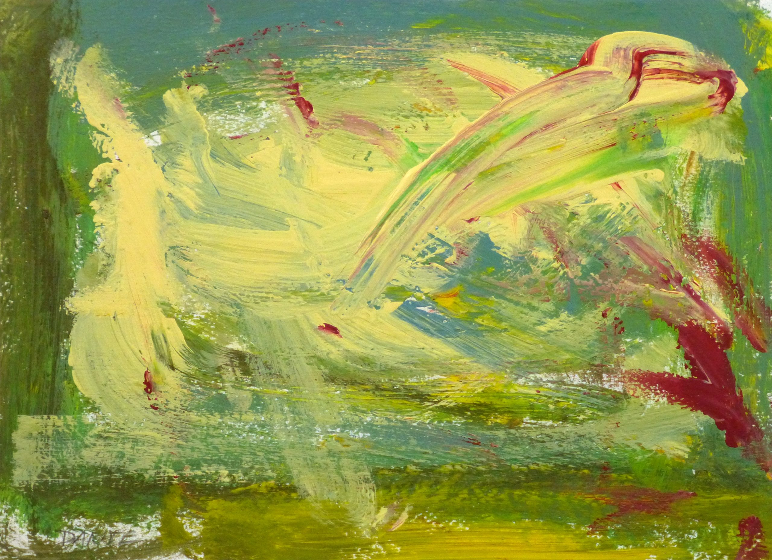 Introspective Abstract, circa 1999 - Original Art, Antique Maps & Prints