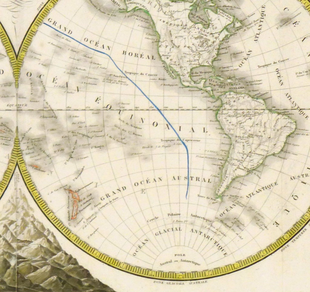 Map of the World, 1842 - Original Art, Antique Maps & Prints
