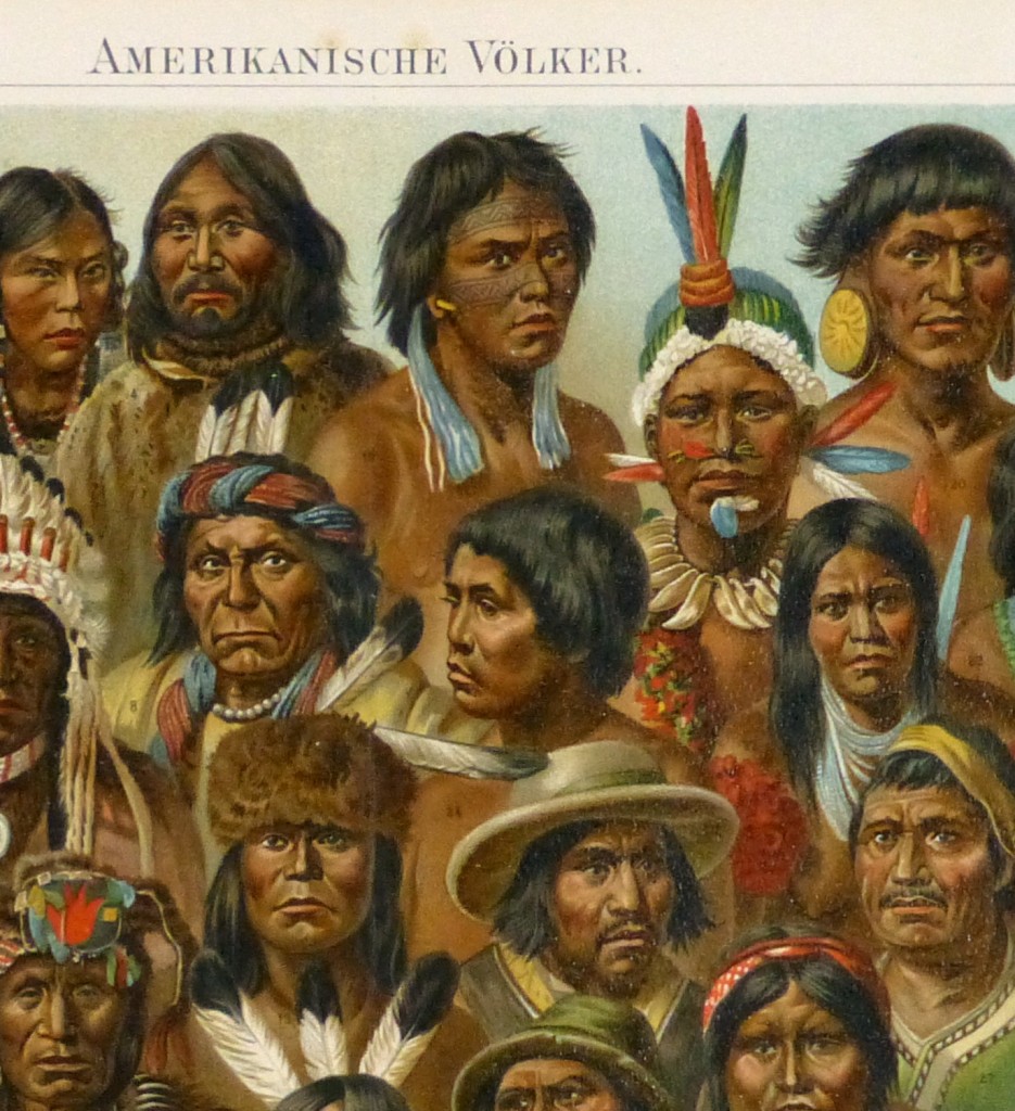 Native Americans Print, 1886