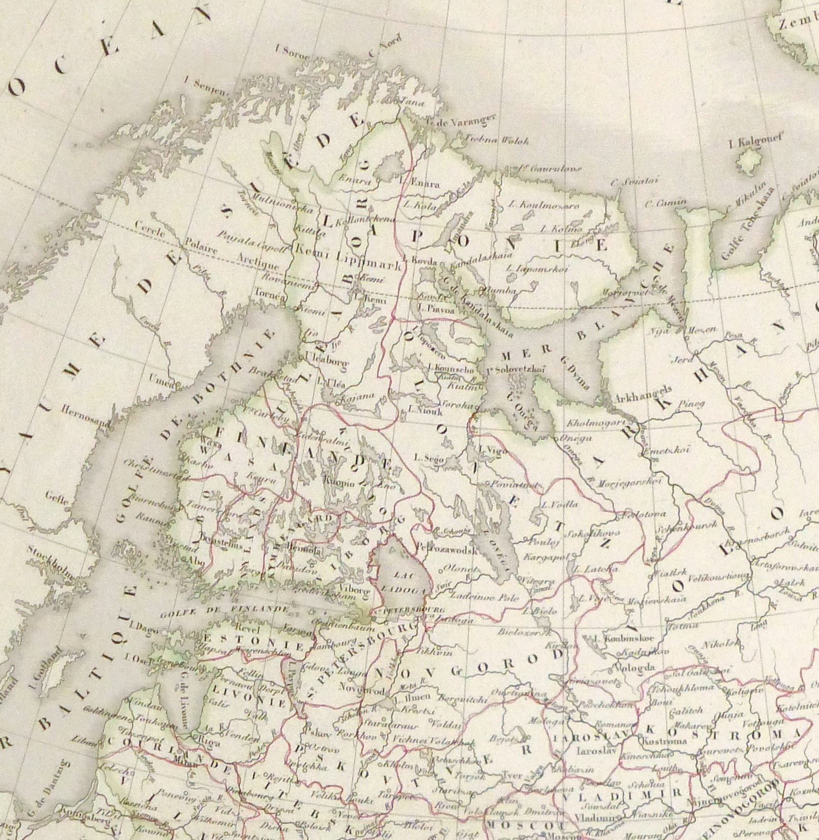 Russia Map, 1838 - Original Art, Antique Maps & Prints