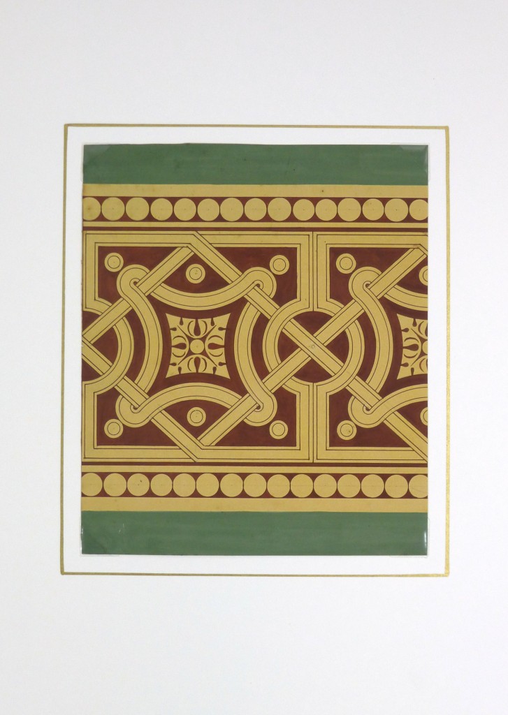 Interlocking Design Painting, Circa 1900 - Original Art, Antique Maps ...