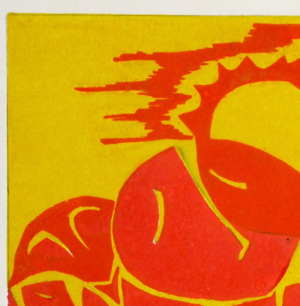 Abstract Woodcut
