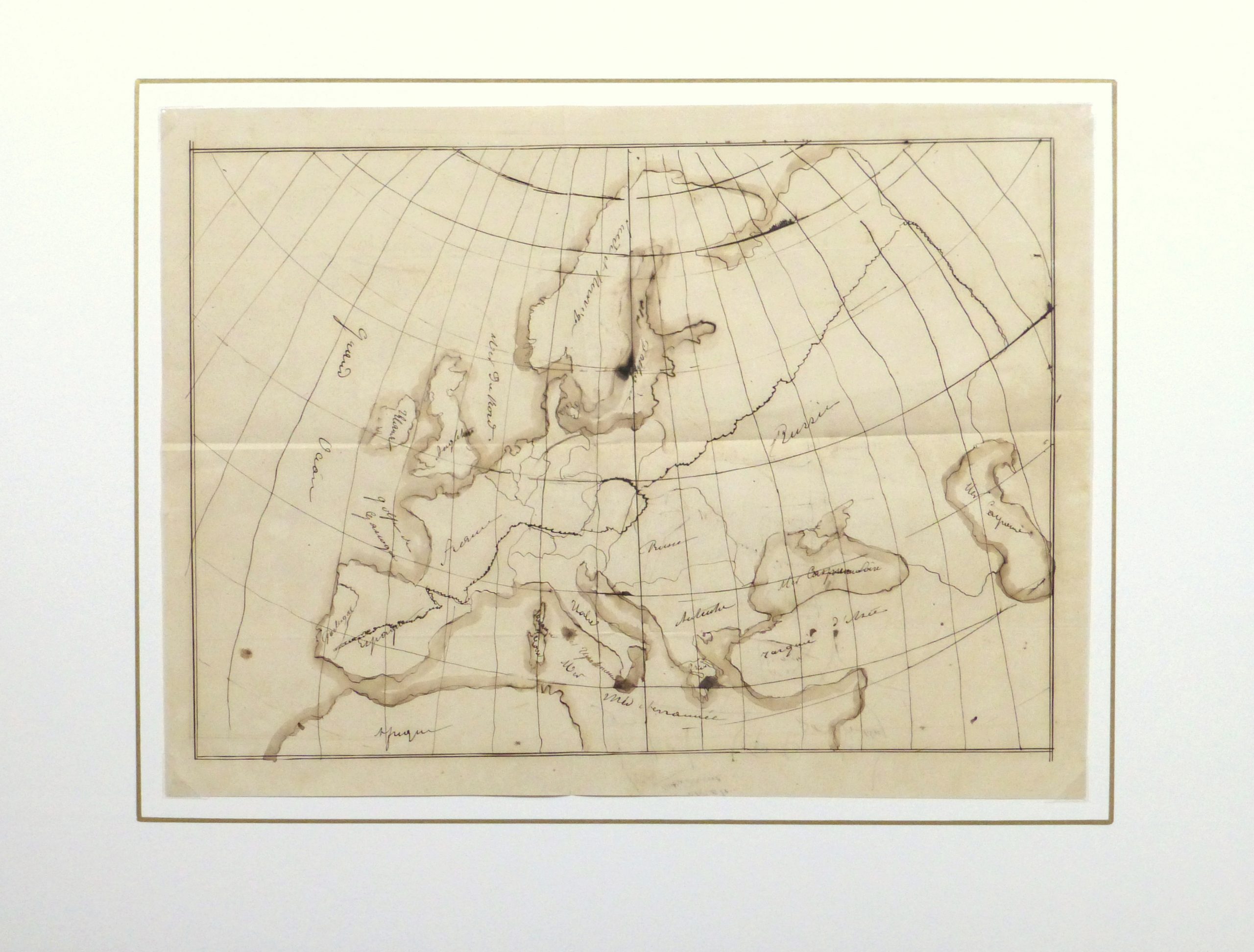 Map of Europe, 1856 - Original Art, Antique Maps & Prints