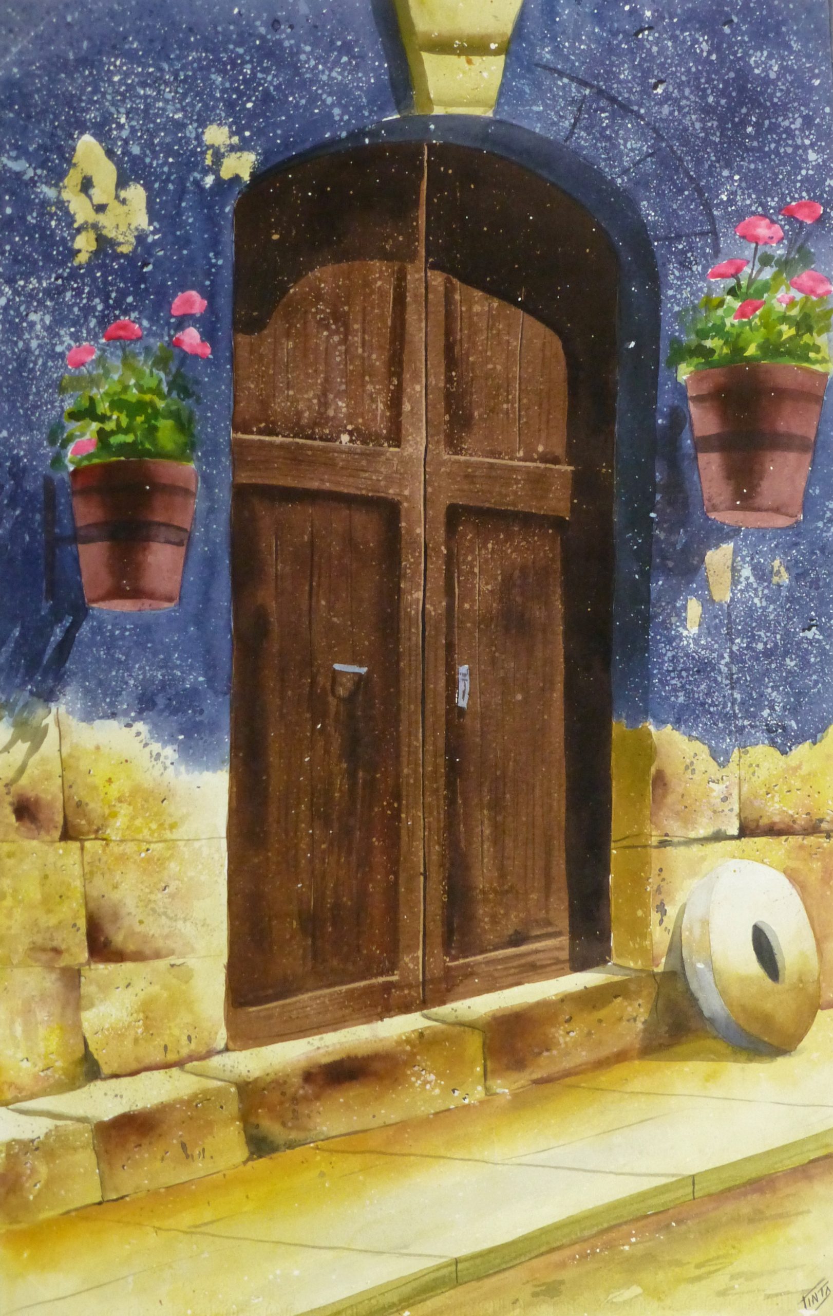 Peruvian Watercolor Painting