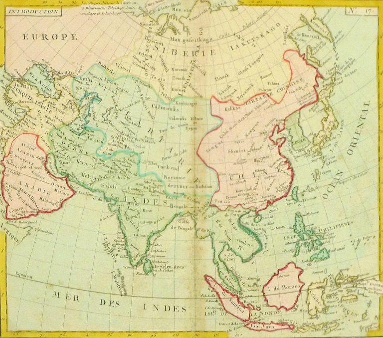 Map of Asia, 1767 - Original Art, Antique Maps & Prints