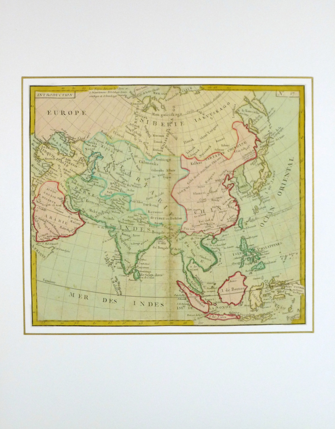 Map of Asia, 1767 - Original Art, Antique Maps & Prints