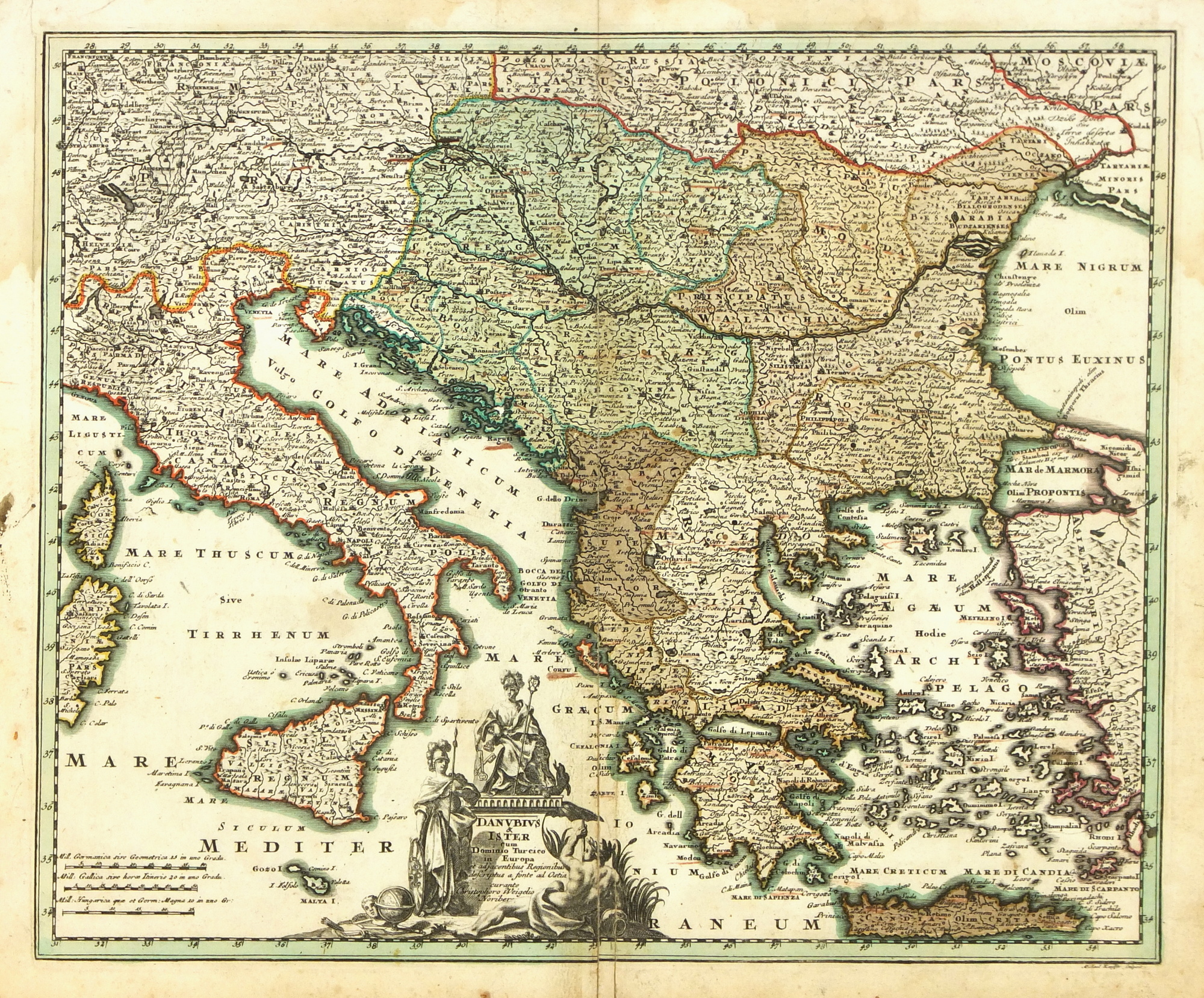Italy And Greece Map