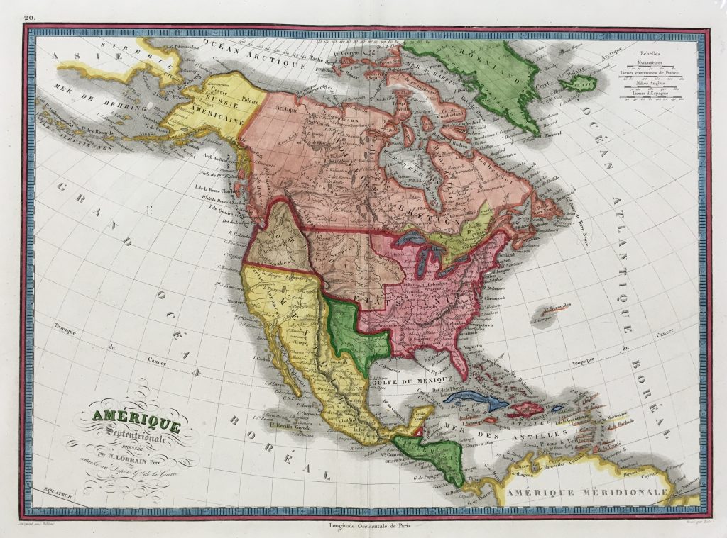 Texas Republic Map, 1838 - Original Art, Antique Maps & Prints