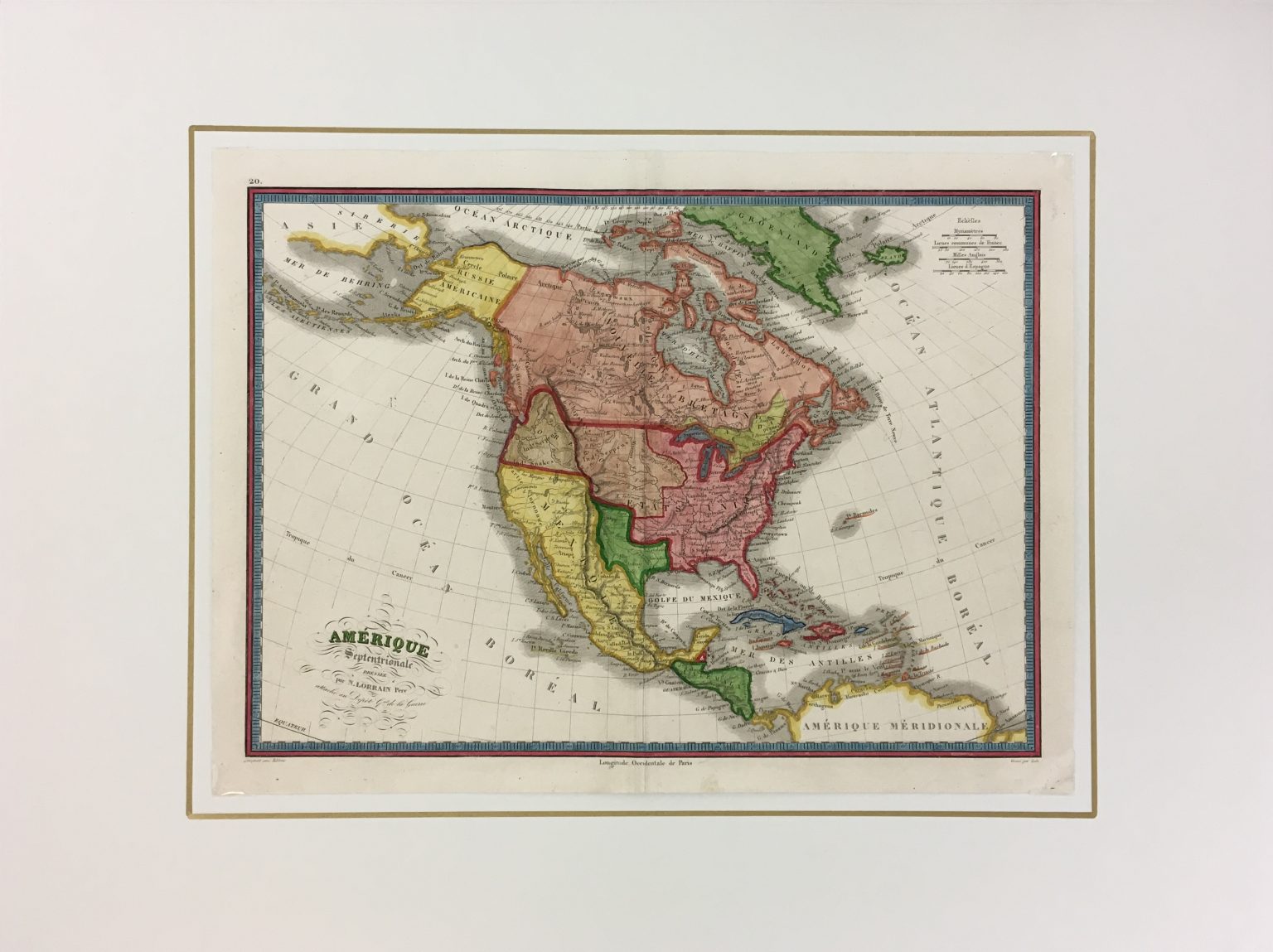 Texas Republic Map, 1838 - Original Art, Antique Maps & Prints