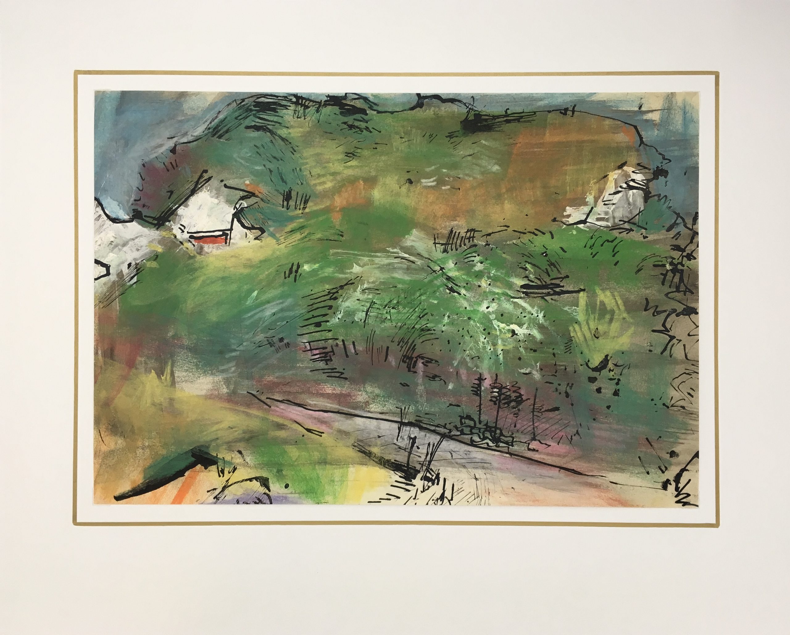 England South Coast, Modern Landscape - Robert Kitts, c.1950 - Original ...