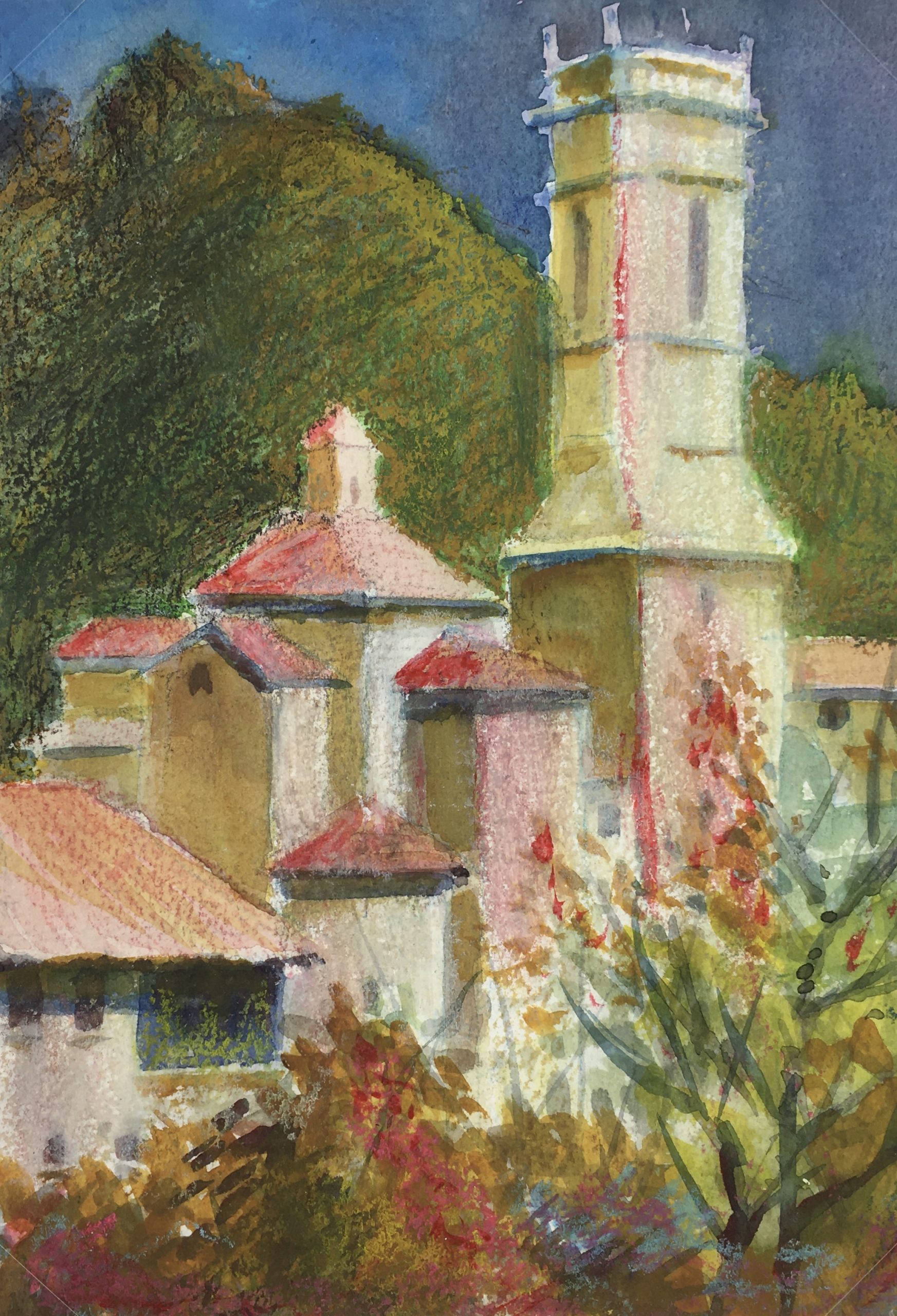 Churches & Chapels Original Art - Church, John Rendell, c.1980 ...