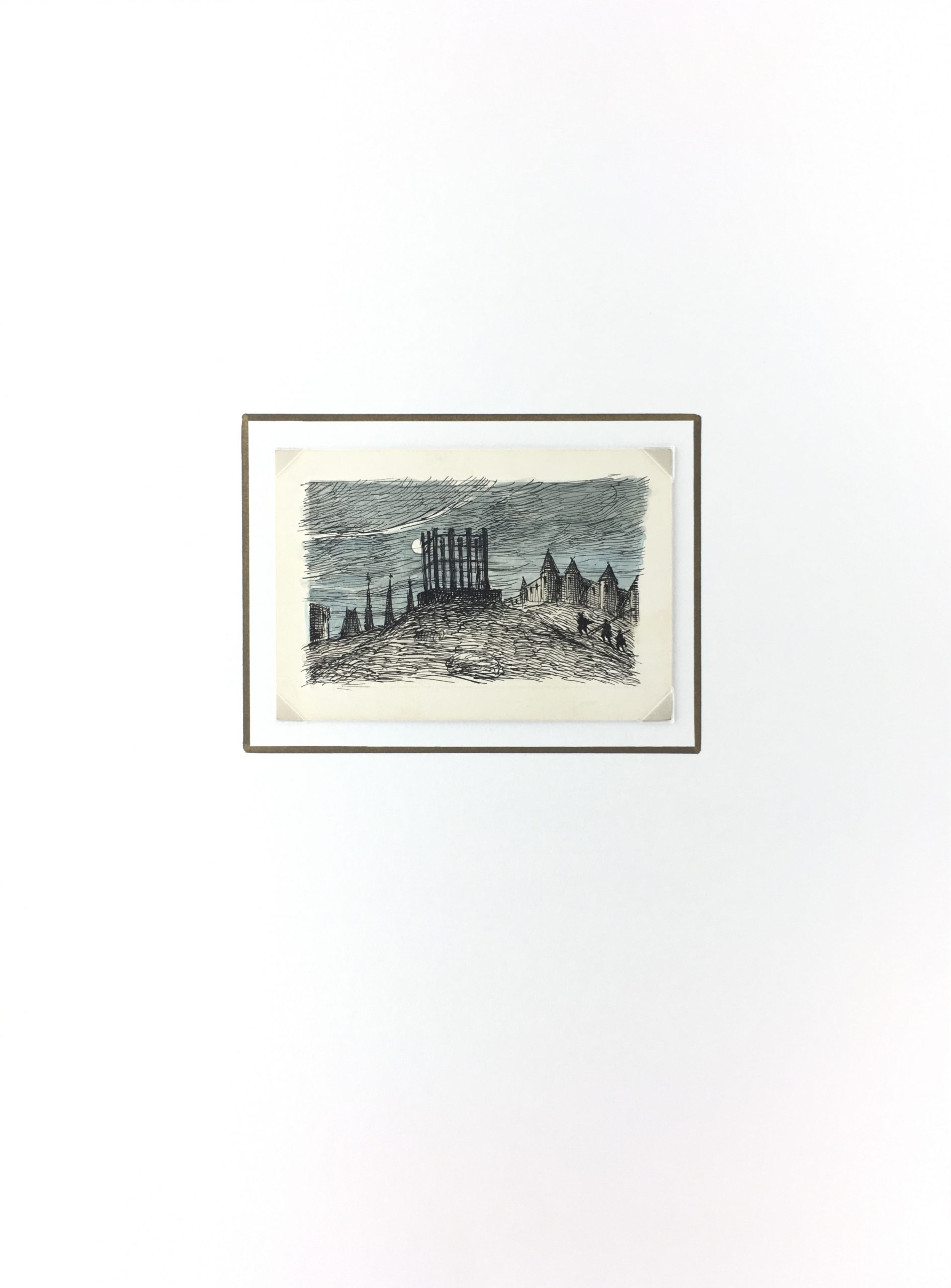 Drawings Original Art - Pen & Ink - Medieval, c.1950 - Original Art ...