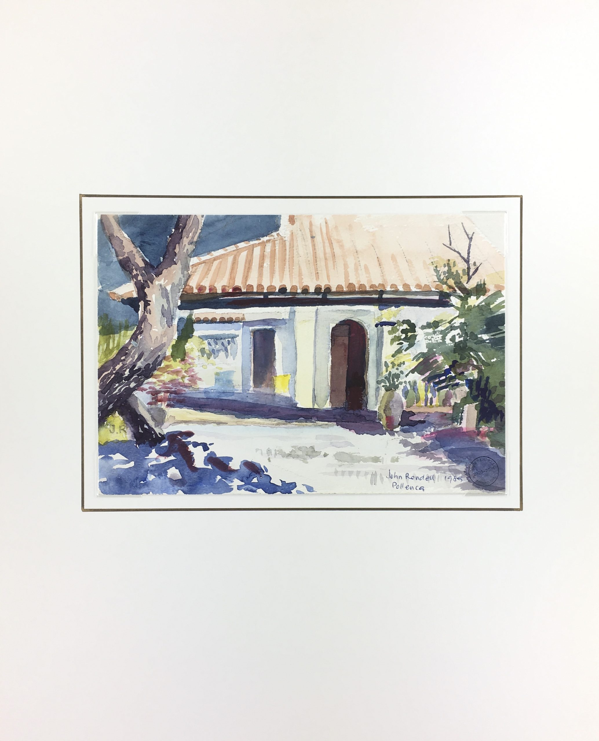 Spain Original Art - Pollenca, Mallorca, John Rendell, 1989 - Original ...