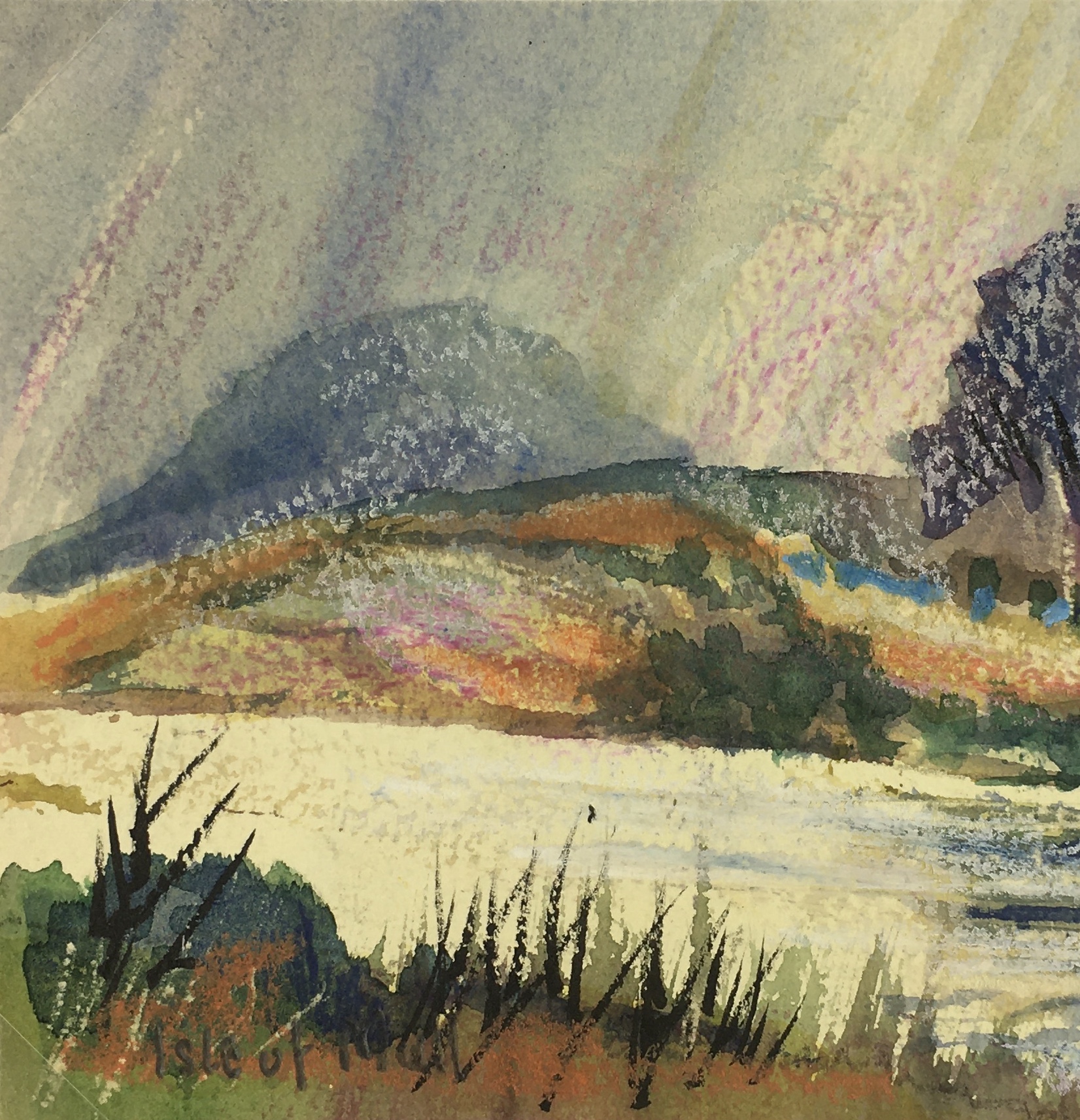 France Original Art - Landscape, John Rendell, c.1980 - Original Art ...