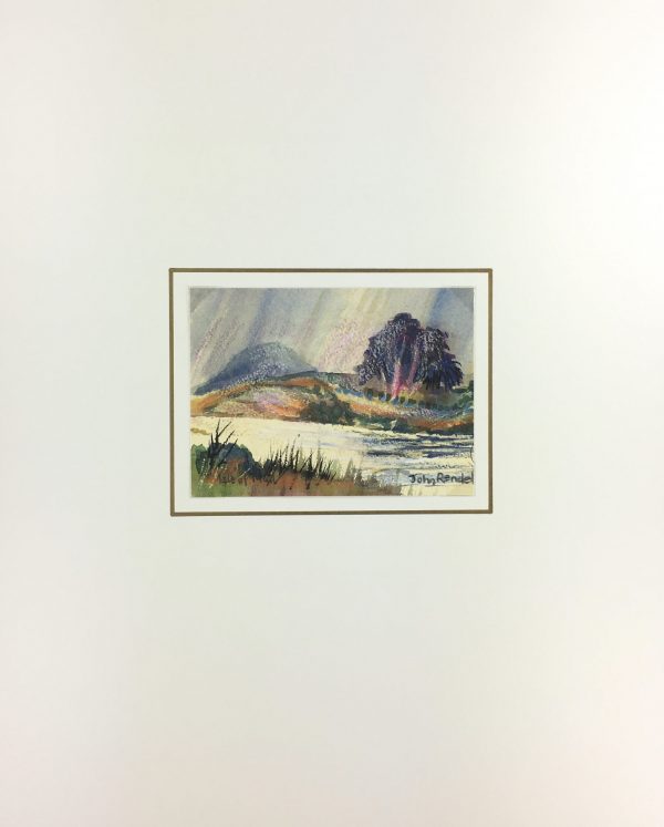 France Original Art - Landscape, John Rendell, c.1980 - Original Art ...
