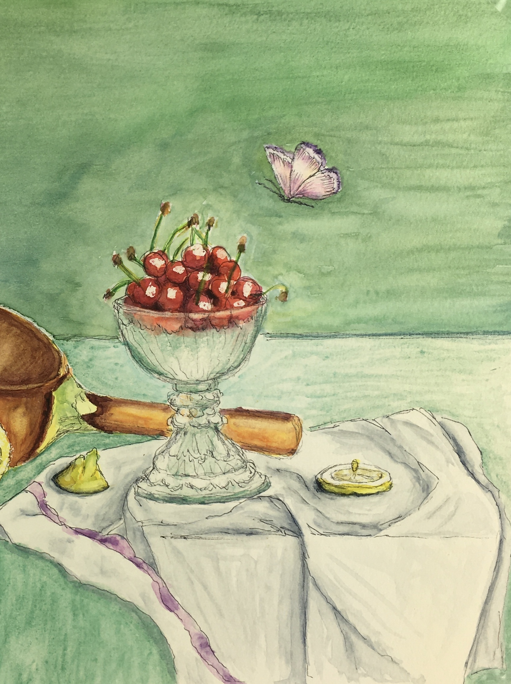 Still Life Original Art - Wishing Well, Fischer, c.1960 - Original Art ...