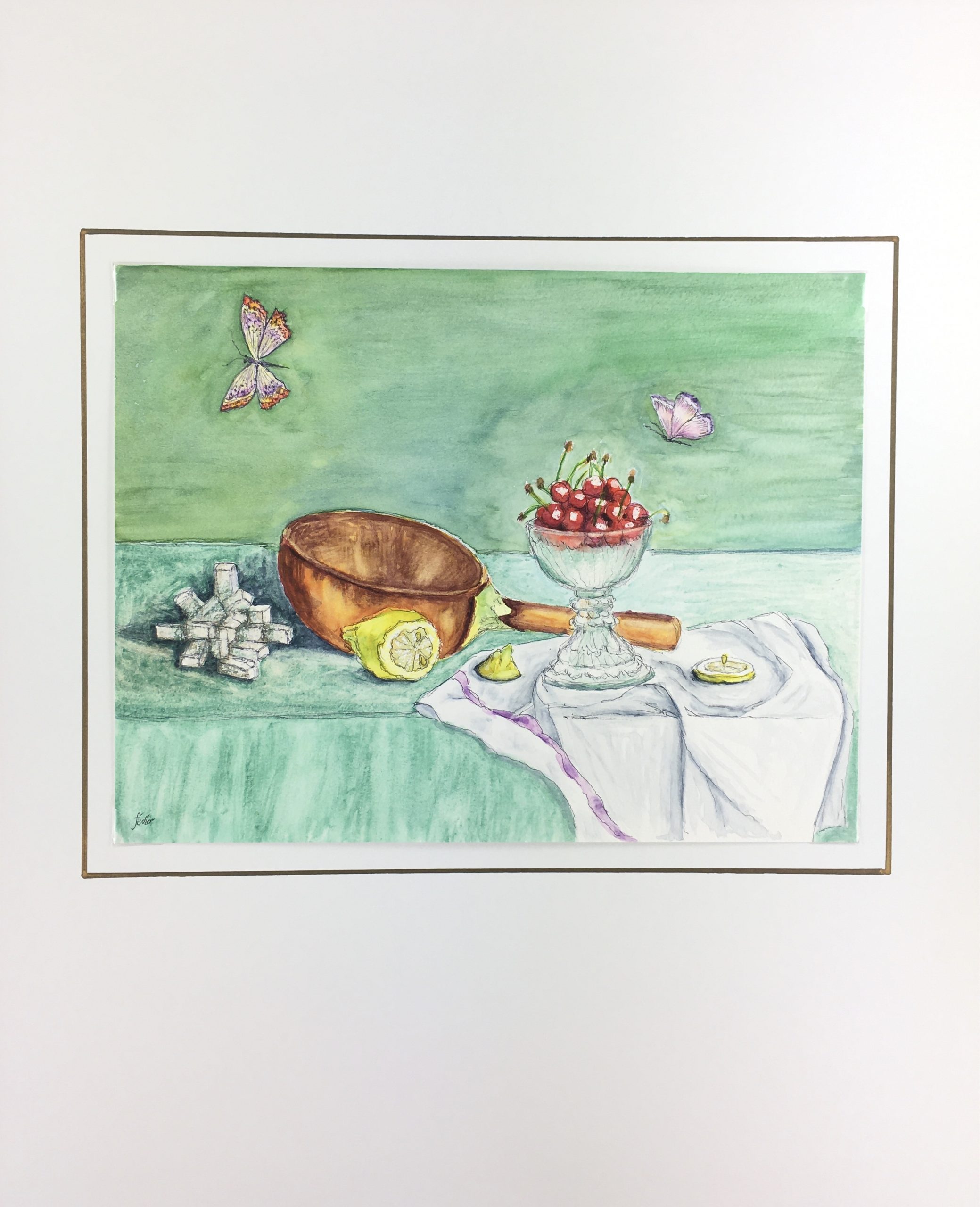 Still Life Original Art - Wishing Well, Fischer, c.1960 - Original Art ...