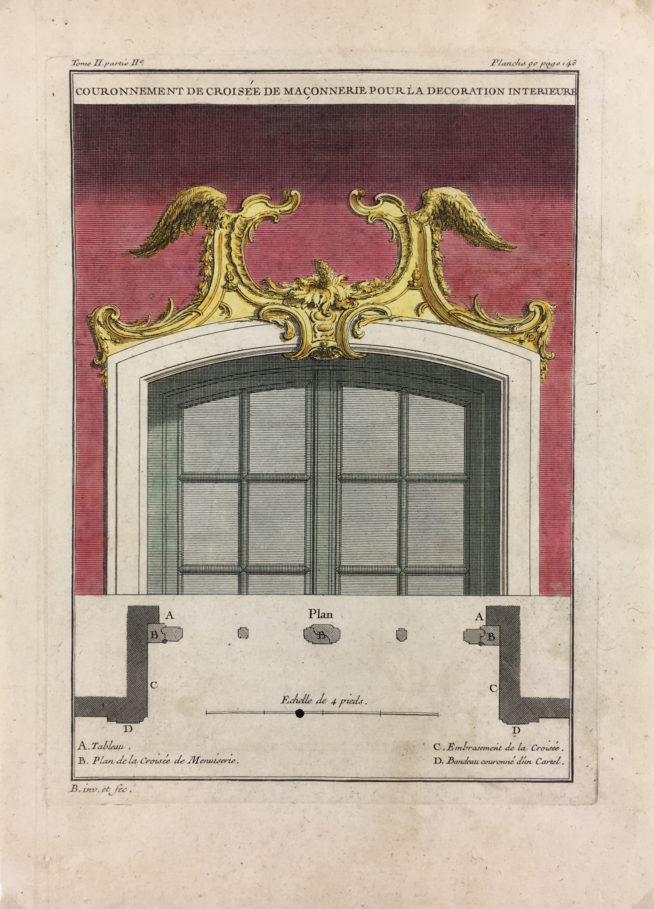 Architecture Print - Architecture, Copper Eng, c.1750 - Original Art ...