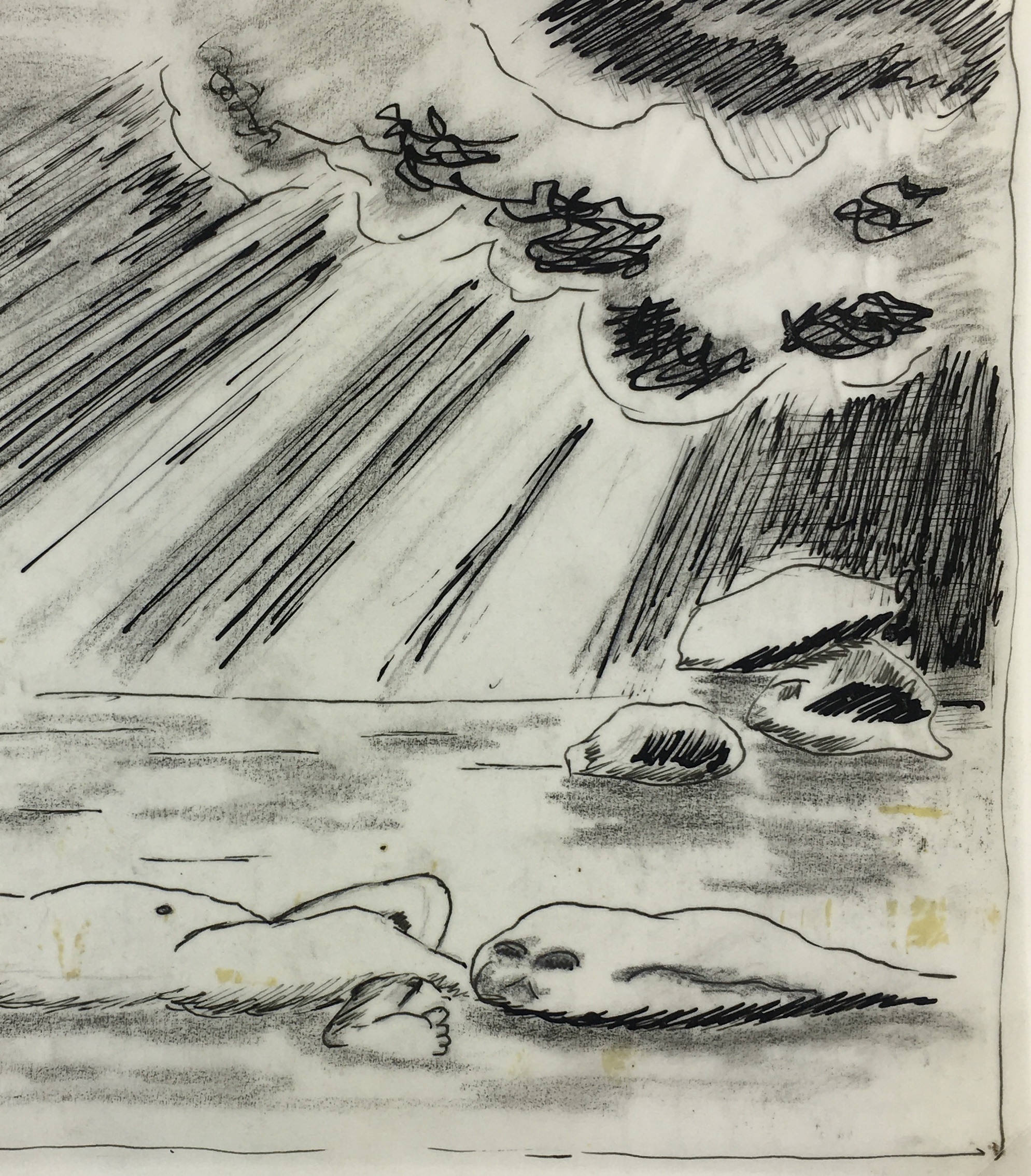 Engravings & Etchings Original Art - Original Artist Drawing for ...