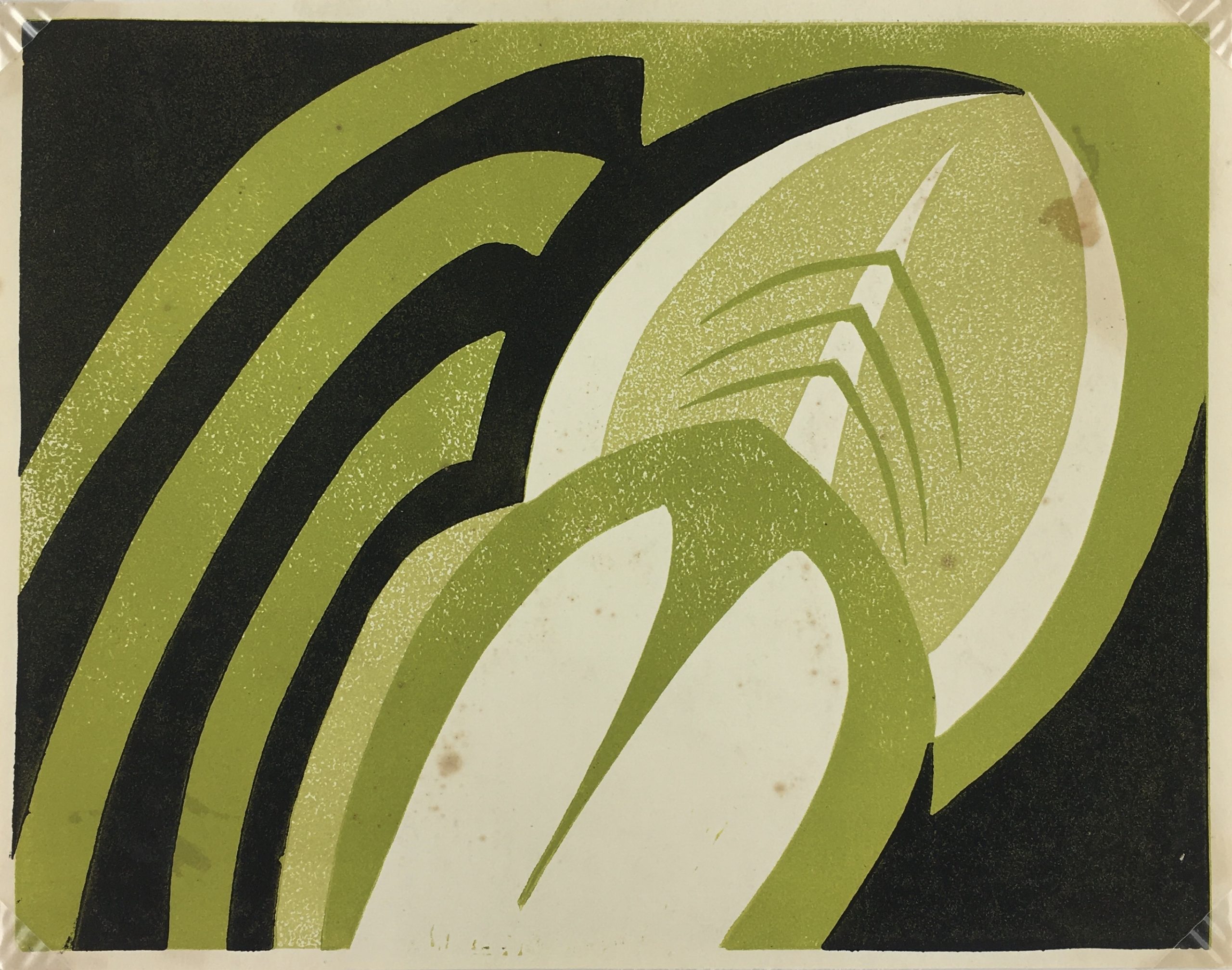 Engravings & Etchings Original Art - Les Feuilles, Stone Lithograph, C ...