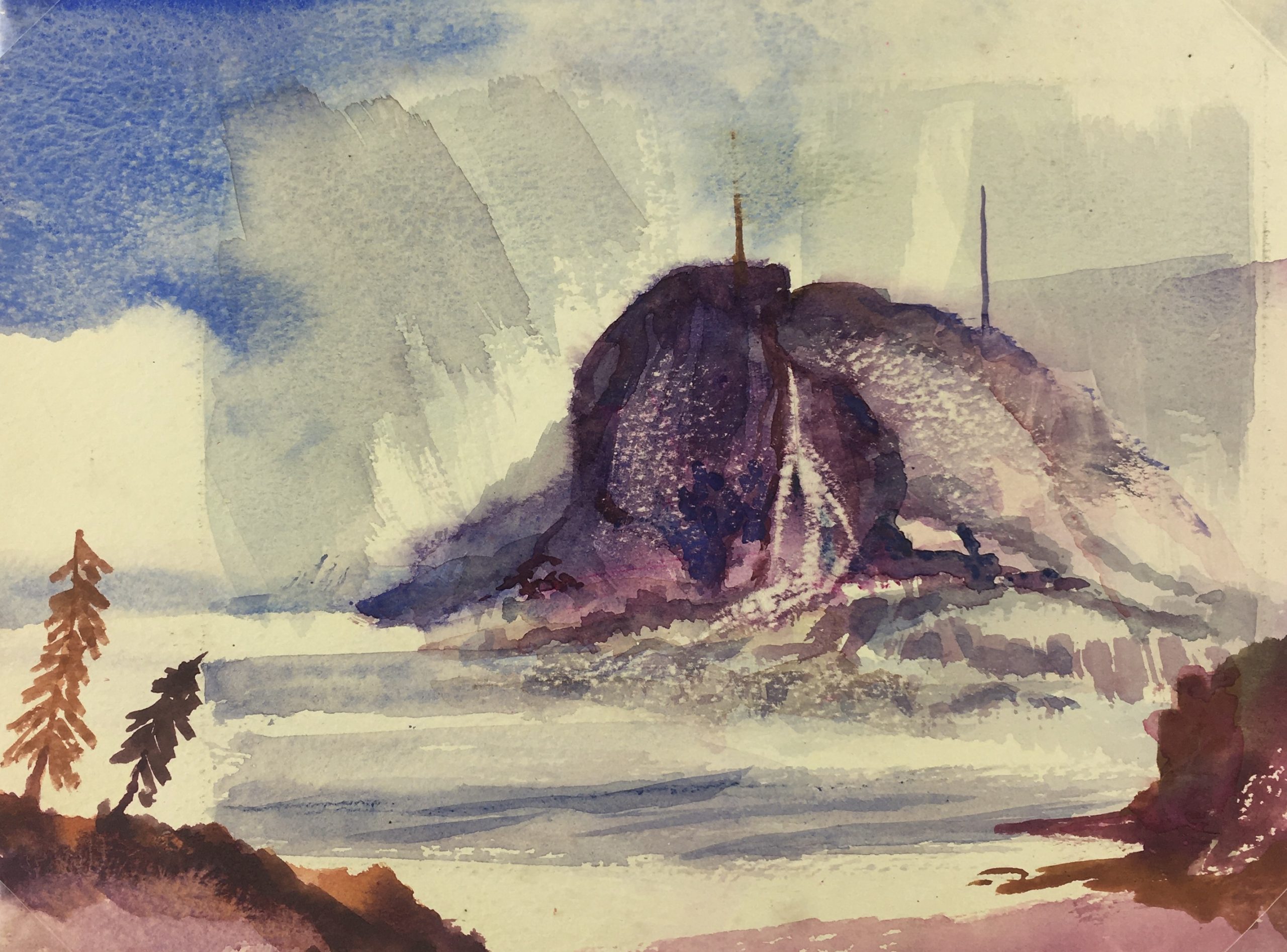 Landscapes Original Art - Modern Landscape, John Rendell, 1990 ...