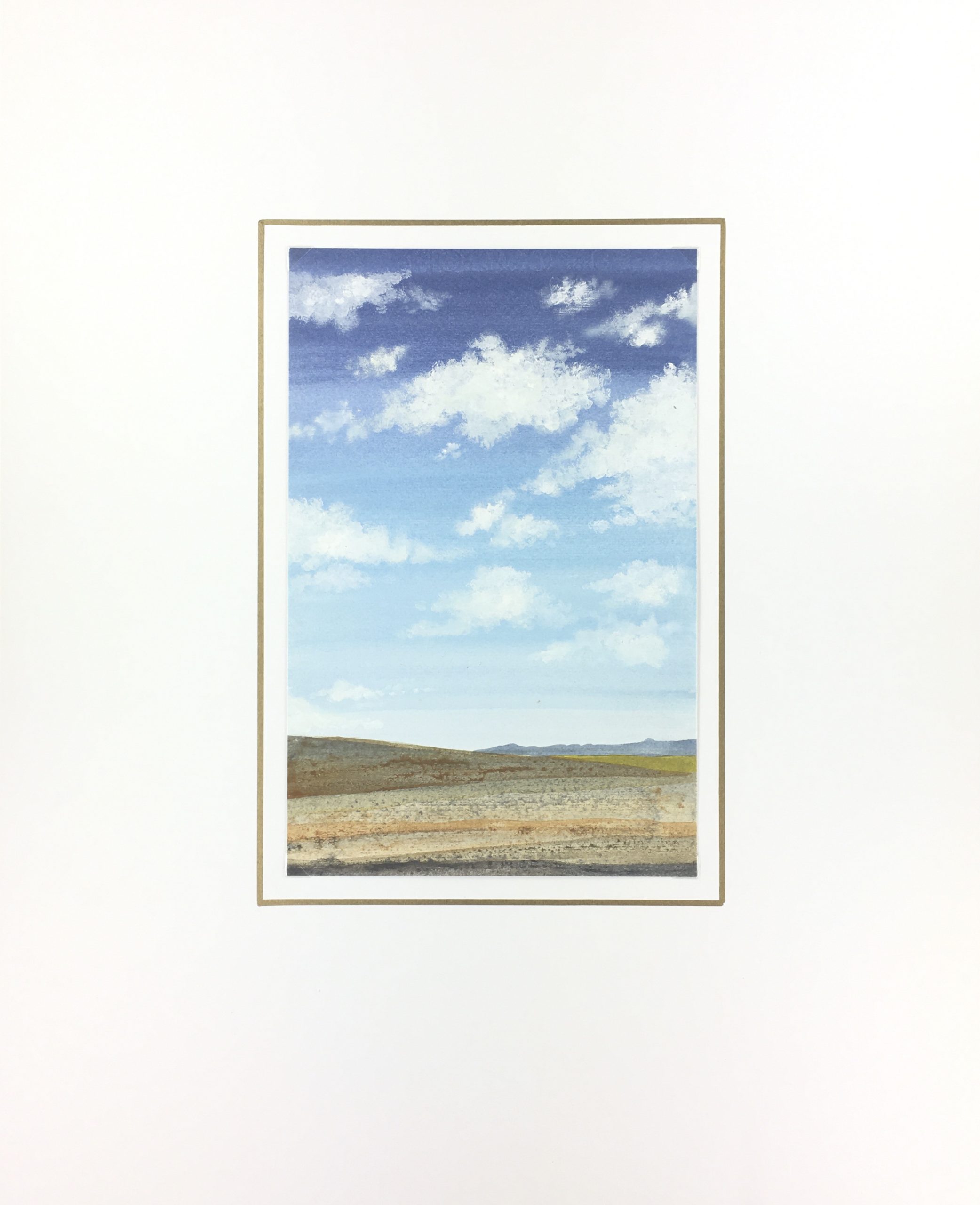 Landscapes Original Art - Desert Sky, French, c.1970 - Original Art ...