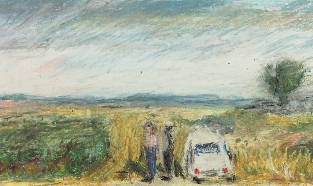 Landscapes Original Art - Pastel - Road Trip, Cath. W, 1992 - Original ...
