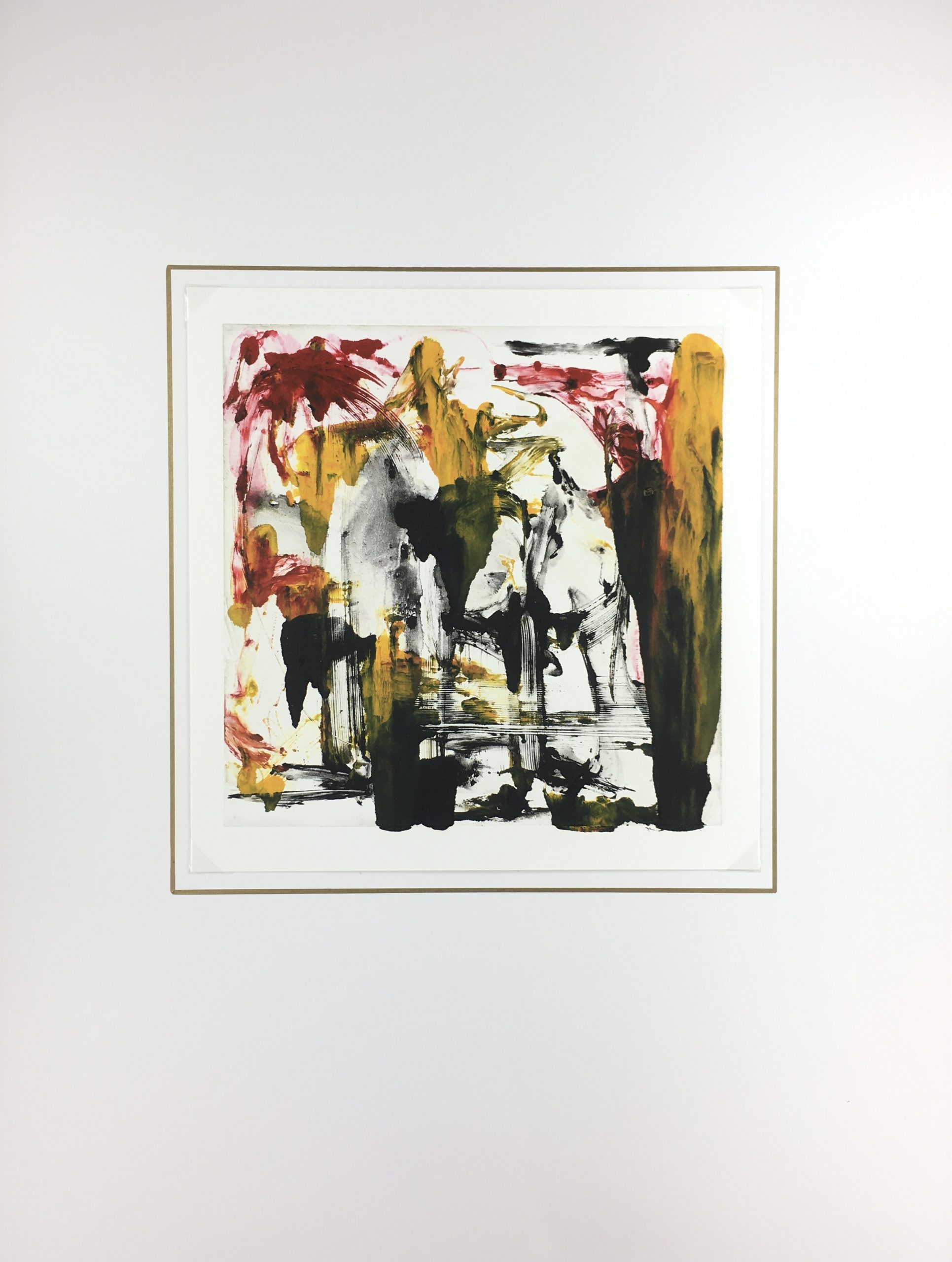 Abstract Modern Original Art - Abstract, Kismine Varner, c.1990 ...