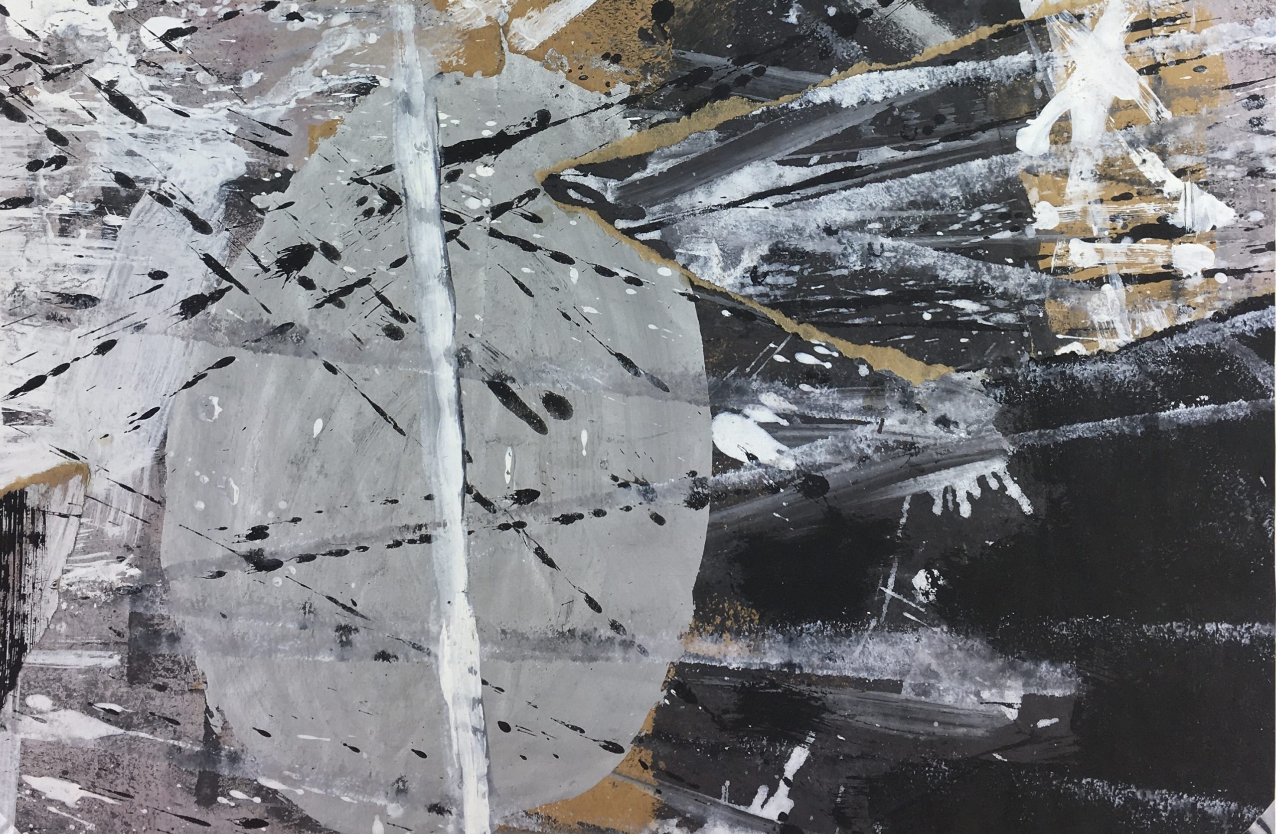 Abstract Modern Original Art - Abstract Motion, French, 1990s ...