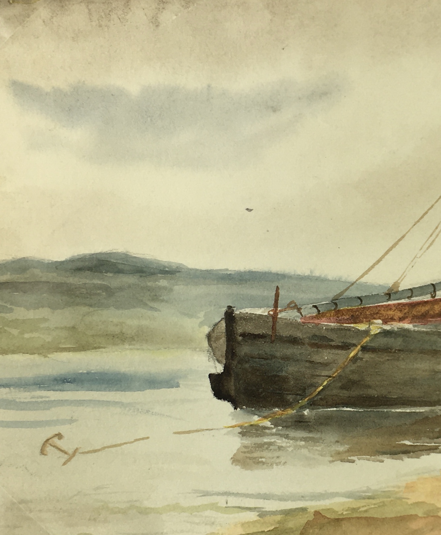 Maritime Original Art - On the shore, c.1970 - Original Art, Antique ...