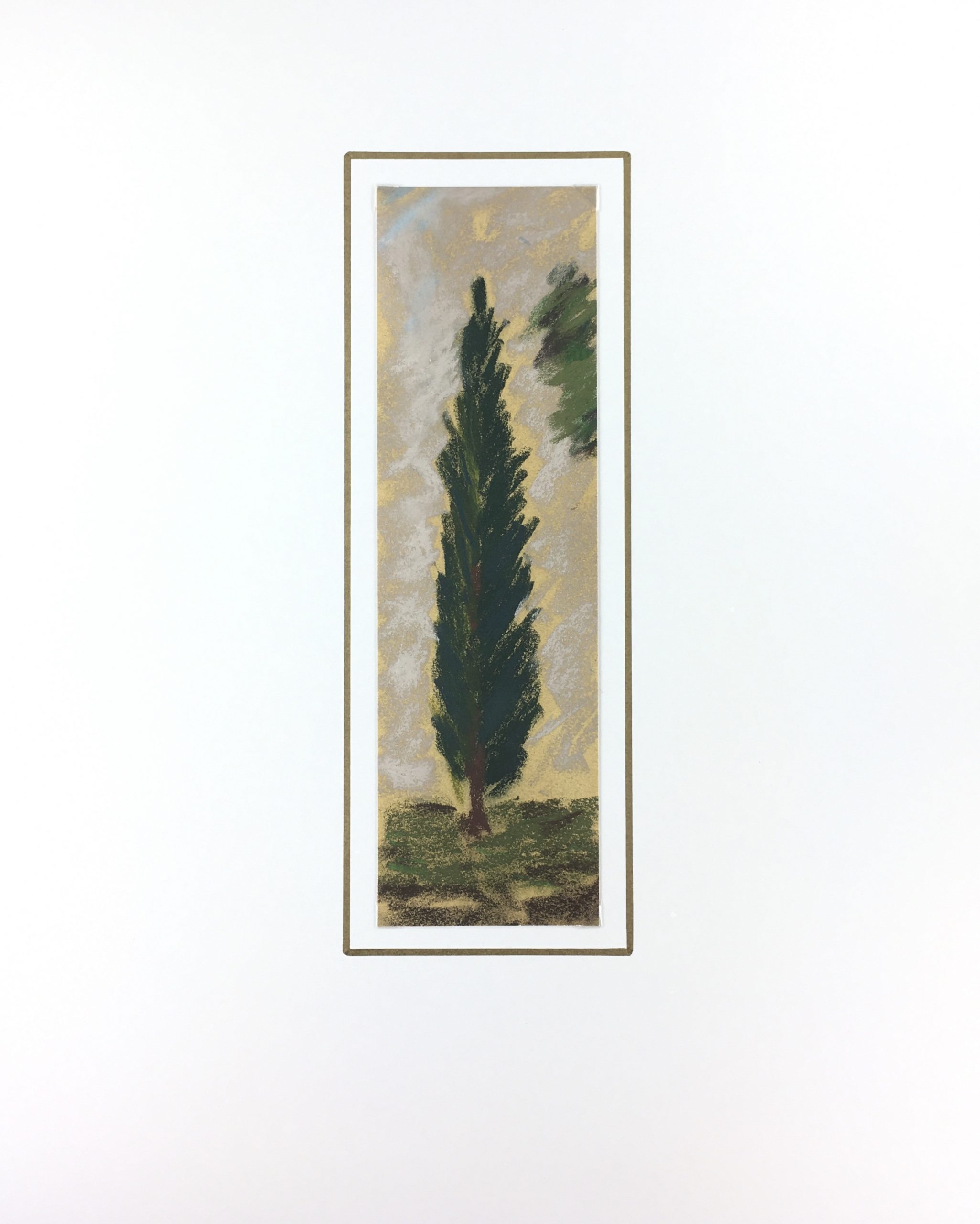 Trees Original Art - Oil Pastel - Ode to a Tree, C.1960 - Original Art ...