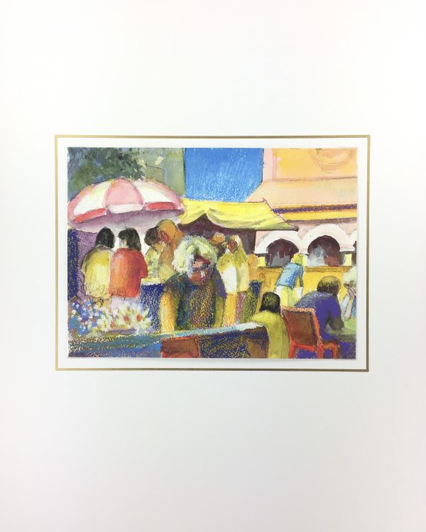 City Life Original Art - Market, John Rendell, C.1980 - Original Art ...