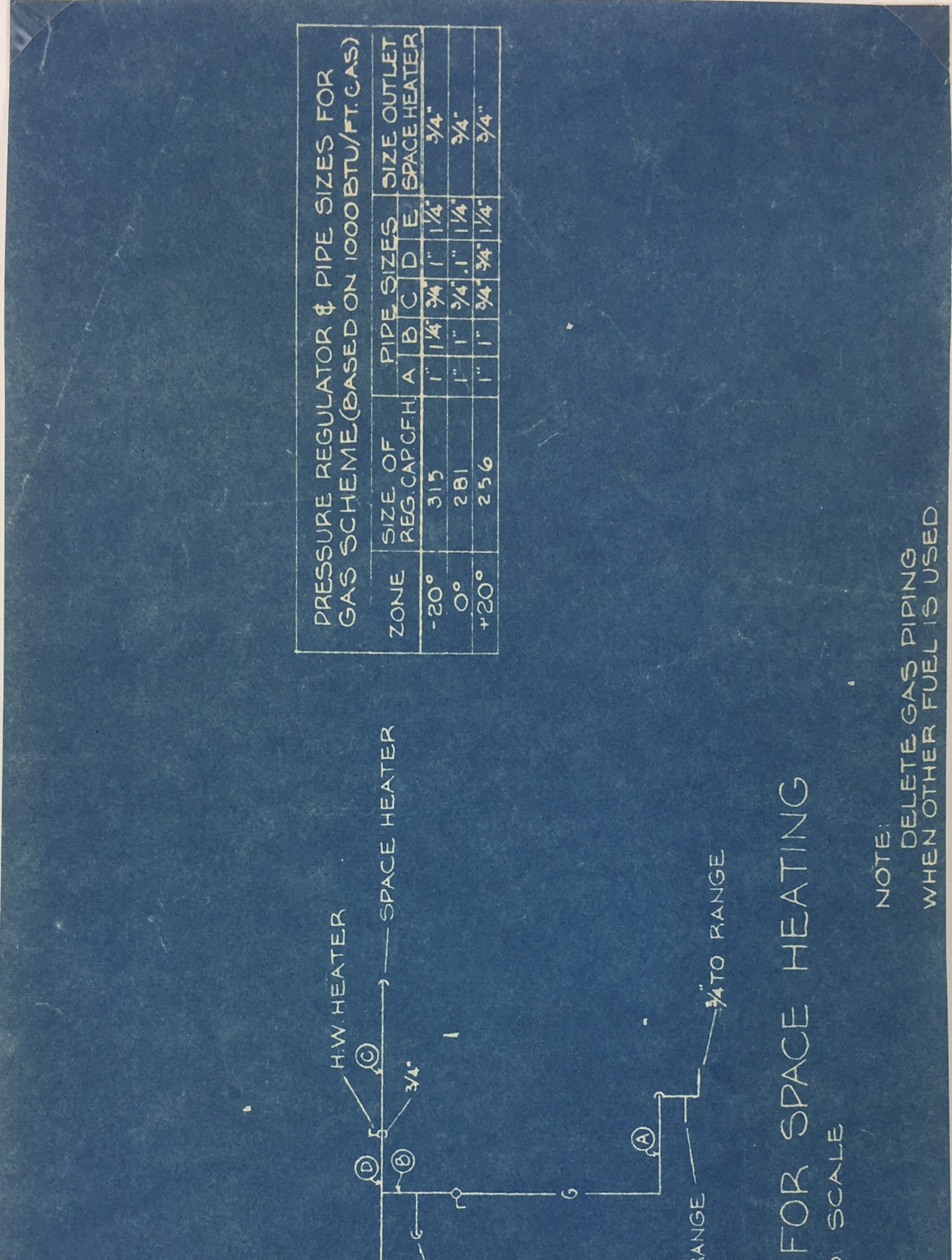 Technical Drawing Original Art - Living Quarters, USACE, 1950 ...