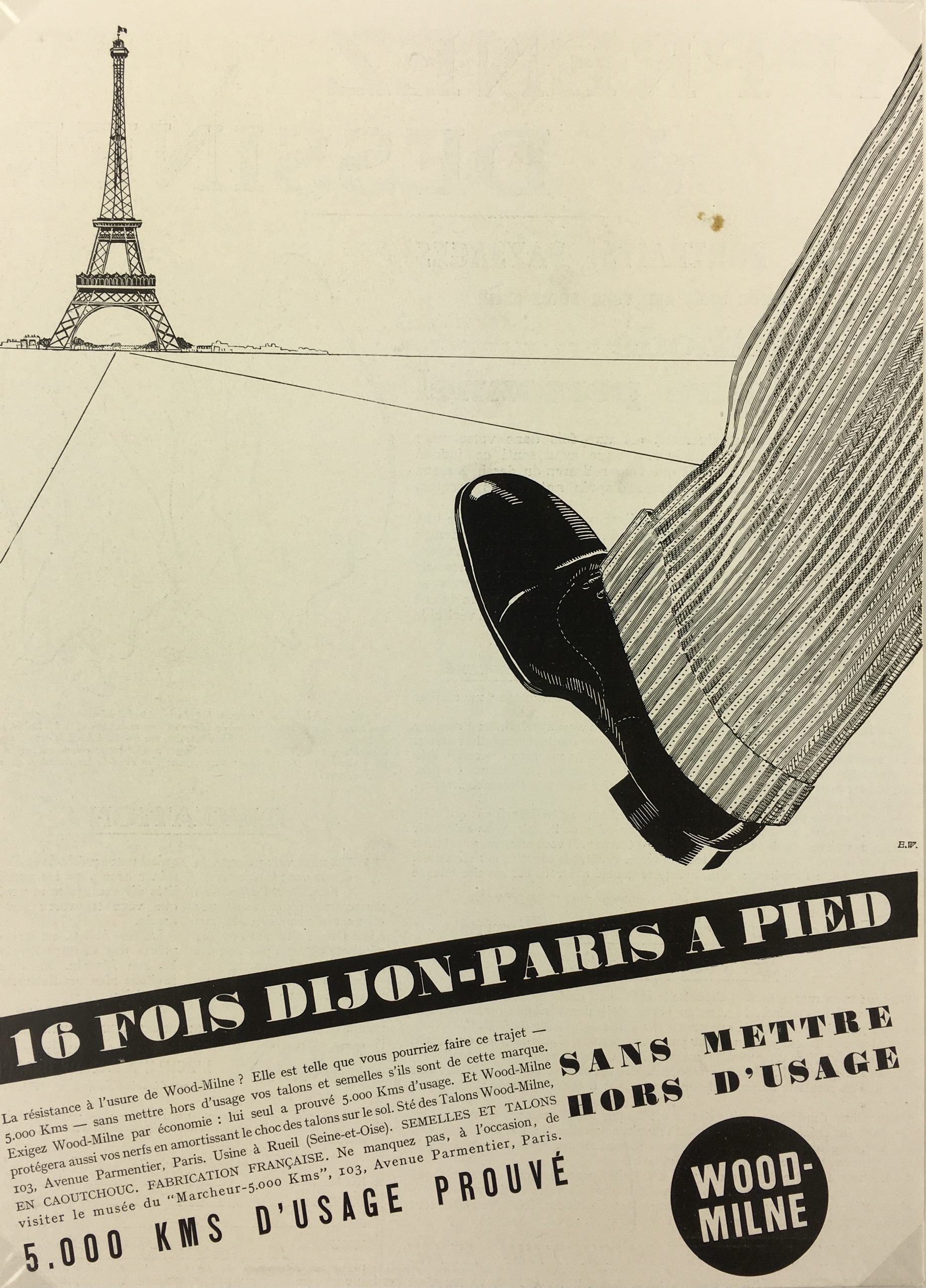 Paris Print - Paris, Wood-Milne, C.1930 - Original Art, Antique Maps ...