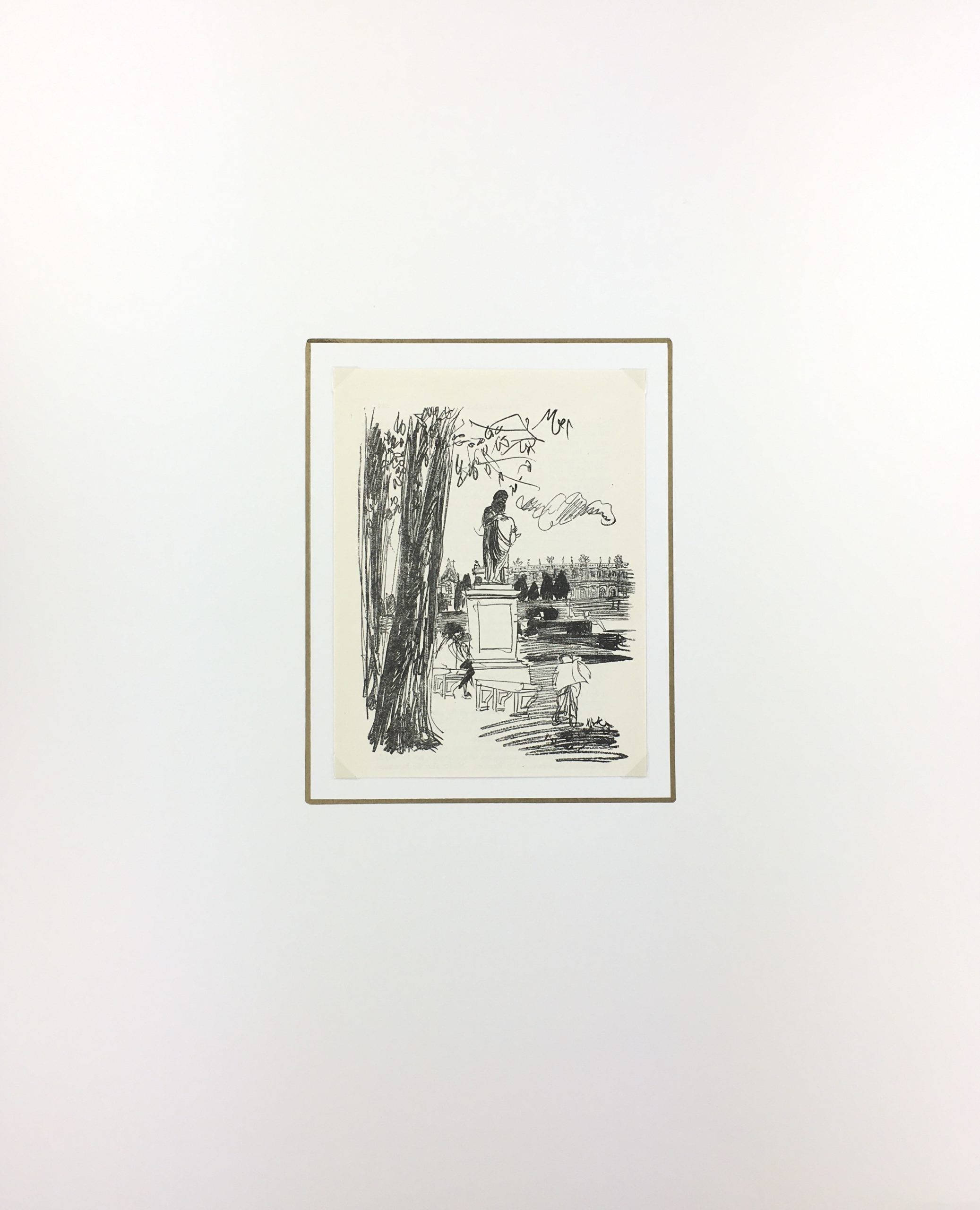 Paris Print - Versailles, P. Berger, 1951 - Original Art, Antique Maps ...