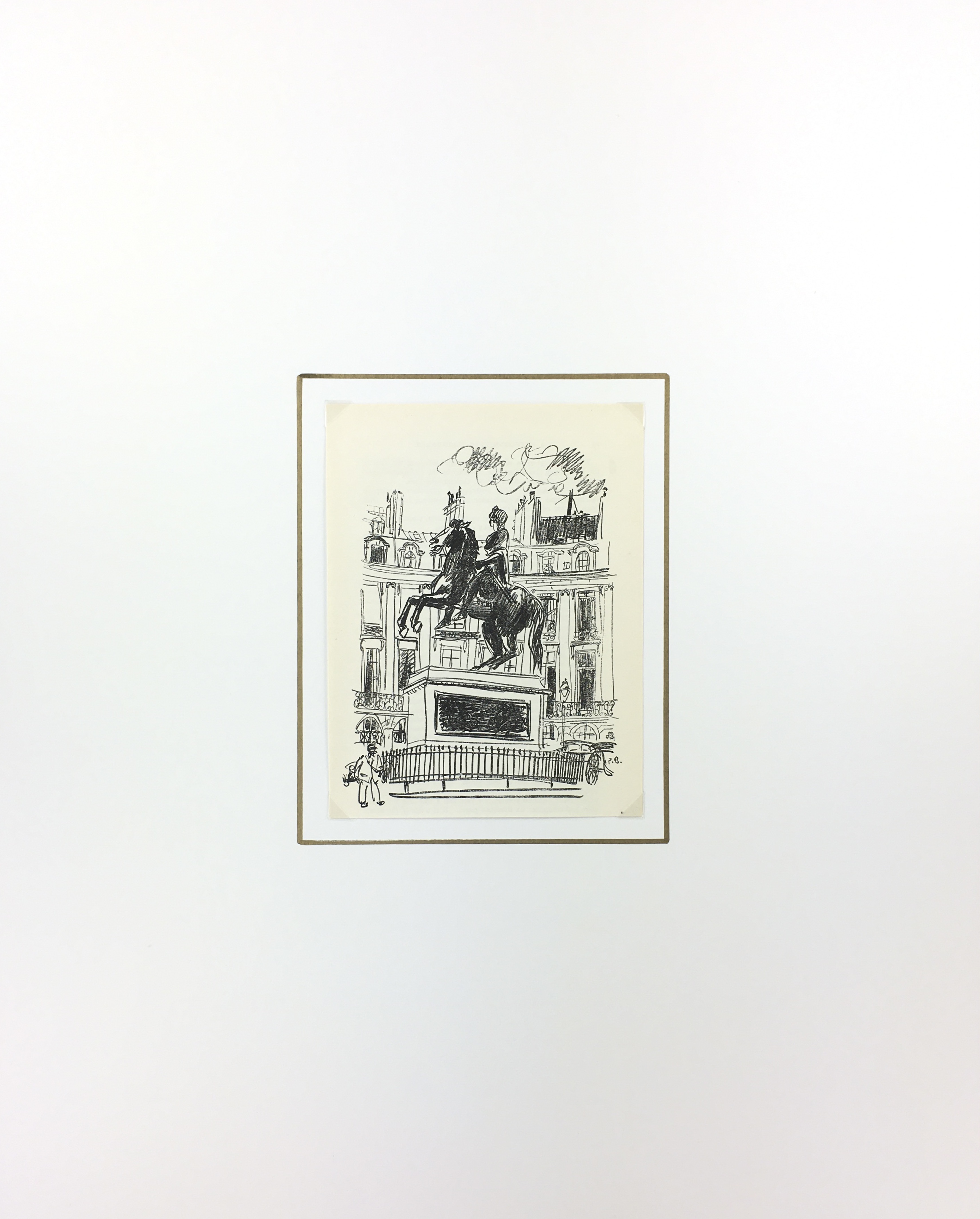 Paris Print - Place Victoires, P. Berger, 1951 - Original Art, Antique ...