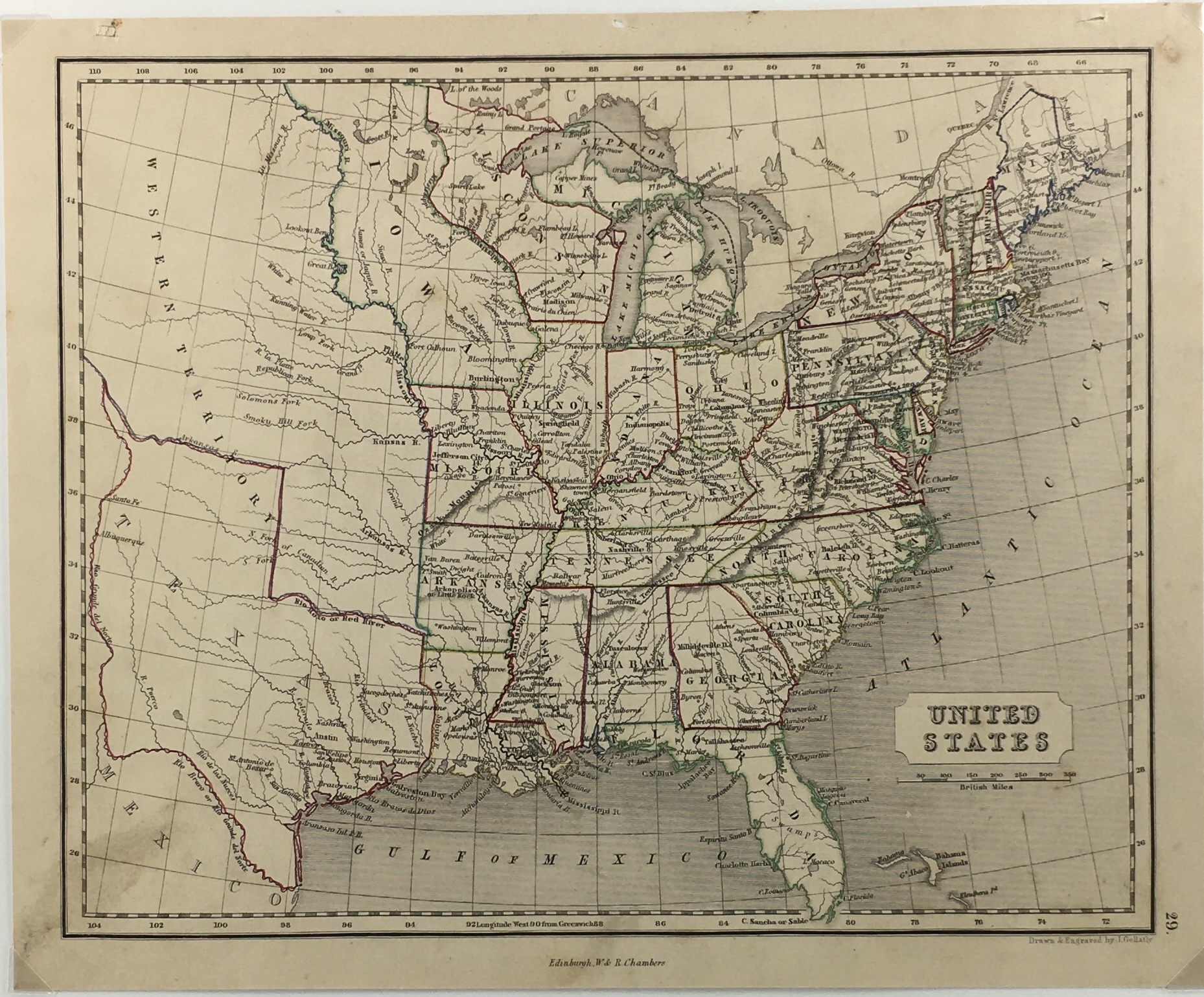 TEXAS REPUBLIC - Original Art, Antique Maps & Prints