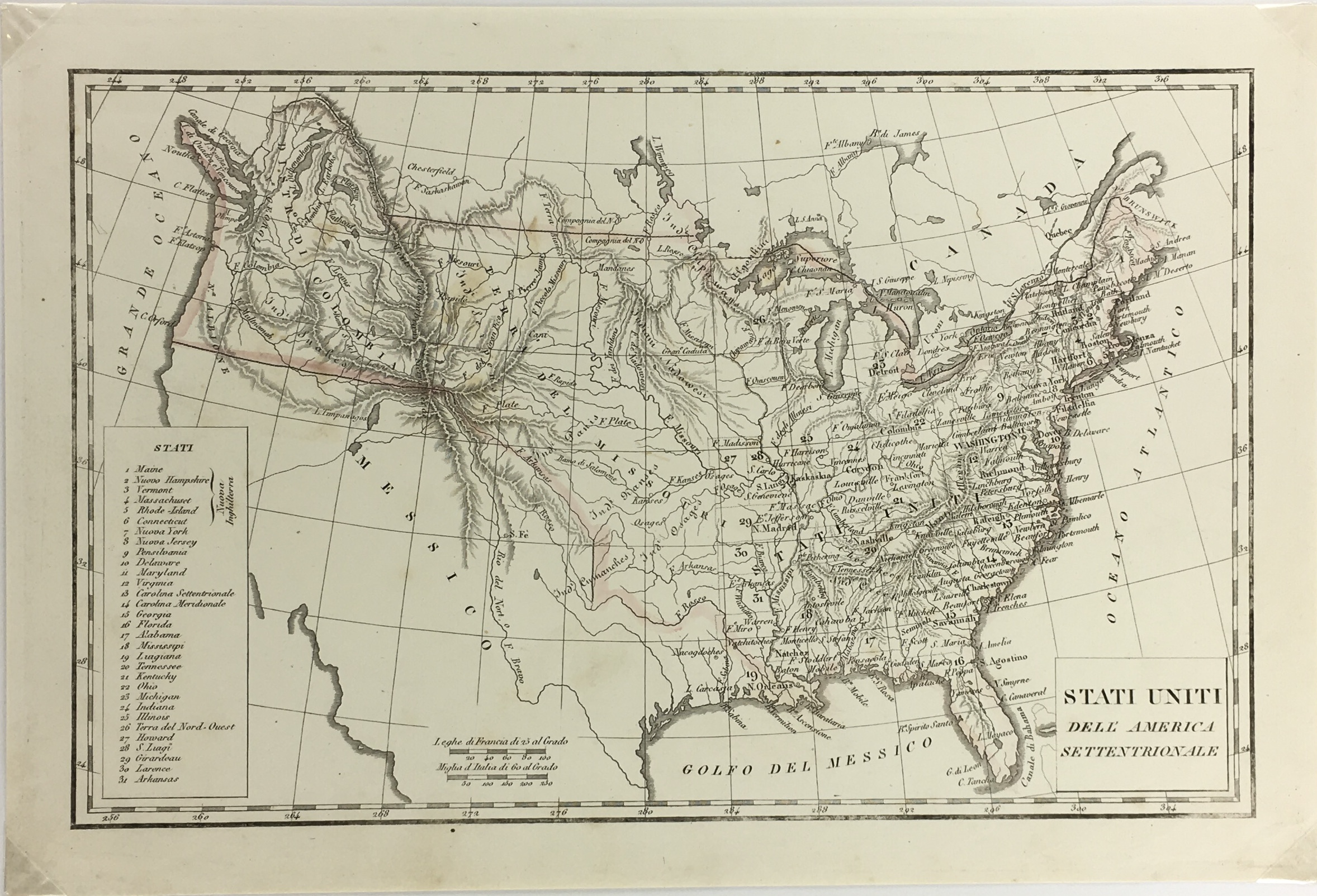 Texas Republic Map - Texas Republic, Italian, c.1845 - Original Art ...